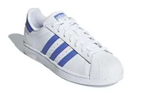 Adidas Superstar Sneakers - White/blue