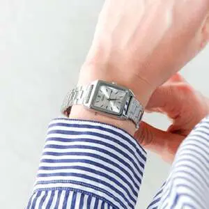 Casio Stainless Steel Analog Watch - Silver