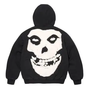 Supreme X The Misfits Ss26 Hooded Work Jacket - Black