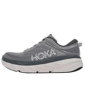 Hoka One One Bondi 7 2e Wide Athletic Sneakers - Grey