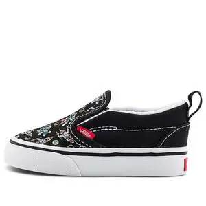 VANS Classic Slip-on Sneakers With Graphic Print - Black