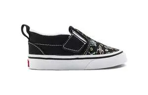 VANS Classic Slip-on Sneakers With Graphic Print - Black