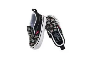 VANS Classic Slip-on Sneakers With Graphic Print - Black