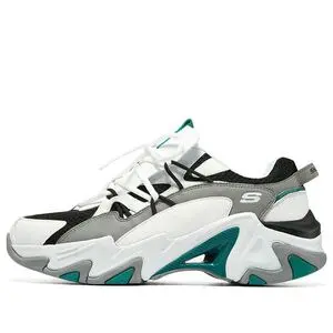 Sketchers Stamina V3 Athletic Sneakers - White/olive/black