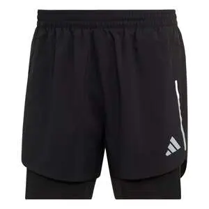 Adidas Designed 4 Running 2-in-1 Shorts - Black/white