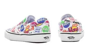 VANS Graffiti Sale" Slip-on Sneakers - Multi-color