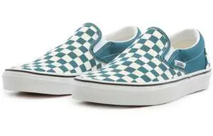 VANS Slip-on Checkerboard Casual Shoes - Blue/white