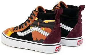VANS High Top Skate Shoes - Black/yellow