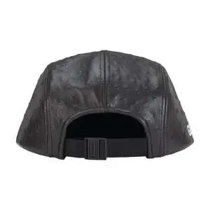 Supreme Ss26 Ostrich Embossed Leather Gore-tex Camp Cap