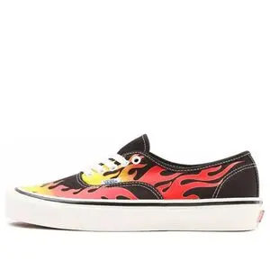 VANS Vans Anaheim Factory Authentic 44 DX Flame Print Sneakers Black/red