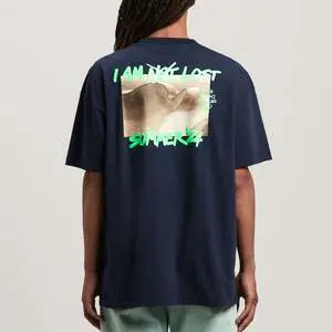 Palm Angels I Am Lost T-shirt Blue