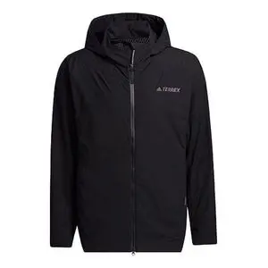 Adidas Myshelter Windbreaker Hooded Jacket - Black