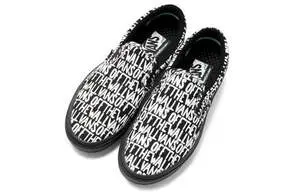 VANS Comfycush Slip-on "brush Black" Casual Sneakers - Black/white