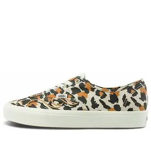 VANS Comfycush Authentic Leopard Print Sneakers - Black/yellow