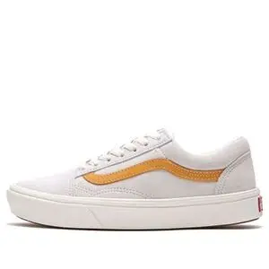 VANS Comfycush Old Skool Low Tops Casual Skateboarding Shoes Gray Orange - Gray/orange