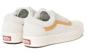 VANS Comfycush Old Skool Low Tops Casual Skateboarding Shoes Gray Orange - Gray/orange