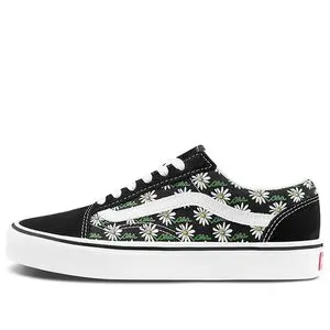 VANS Comfycush Old Skool "scribble Flower" Sneaker - Black