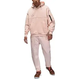 JORDAN Logo Printed Hooded Pullover Long Sleeves