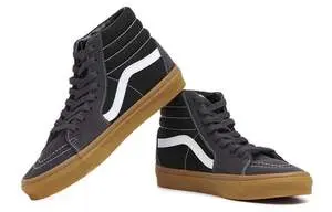 VANS Sk8-hi High Top Sneakers - Black/gray