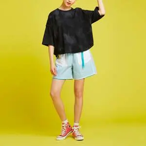 CONVERSE Loose Fit Mesh Short Sleeve Top