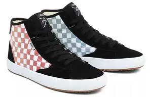 VANS The Lizzie High Top Sneakers - Black/pink/blue