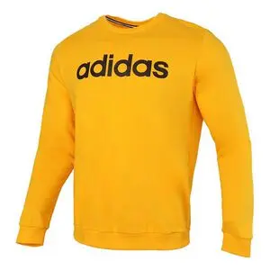 Adidas Round Neck Casual Pullover Long Sleeve - Yellow