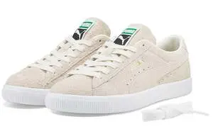 PUMA Suede Vintage "hairy Suede" Low Top Sneakers - Cream/white