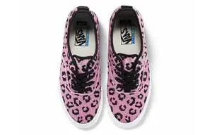 VANS Authentic Vlt Lx 'mauve Leopard Velvet - Pink/black