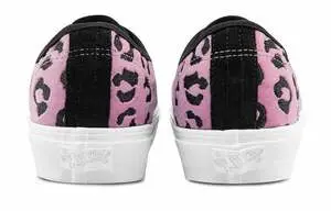 VANS Authentic Vlt Lx 'mauve Leopard Velvet - Pink/black