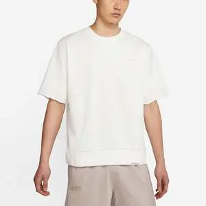 Nike Dri-fit Standard Issue Round Neck Pullover Sports Short Sleeve - White