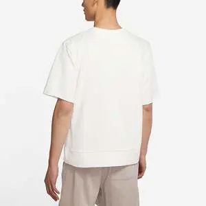 Nike Dri-fit Standard Issue Round Neck Pullover Sports Short Sleeve - White