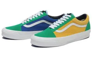 VANS Og Old Skool Lx "off The Wall - Yellow/green/blue