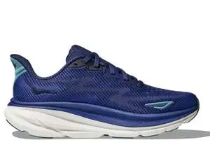 Hoka One One Clifton 9 Athletic Sneakers - Bellwether Blue/evening Sky