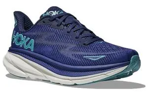 Hoka One One Clifton 9 Athletic Sneakers - Bellwether Blue/evening Sky