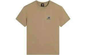 NEW BALANCE Boston T-shirt Asia Sizing 'tan Blue - Tan/blue