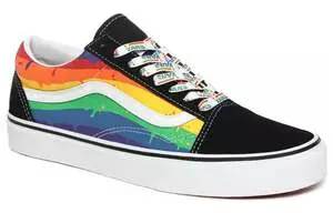 VANS Old Skool "rainbow Drip" Sneakers - Black/red/blue