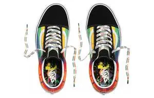 VANS Old Skool "rainbow Drip" Sneakers - Black/red/blue