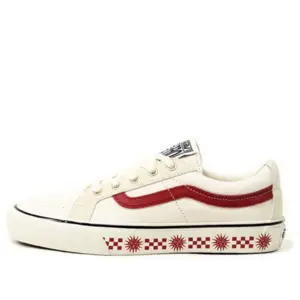 VANS Sk8-low "white Red" Sneakers - White/red