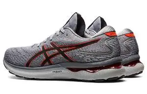 Asics Gel-nimbus 24 Performance Footwear - Grey/red
