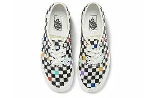VANS Factory Authentic 44 Dx Needlepoint Checkerboard Sneakers - Black/white