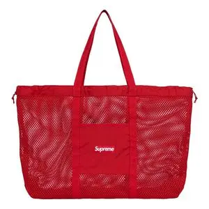 Supreme Mesh Tote Bag - Red