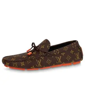 LOUIS VUITTON Monogram Driver Moccasins