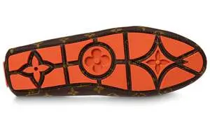 LOUIS VUITTON Monogram Driver Moccasins
