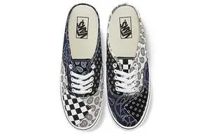 VANS Authentic Mule Pattern Mix - Black/white/blue