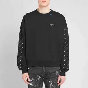 Off-White Cotton Crewneck Pullover