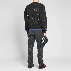 Off-White Cotton Crewneck Pullover