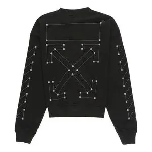 Off-White Cotton Crewneck Pullover