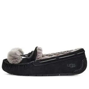 UGG UGG Dakota Bow Pom Slipper Black