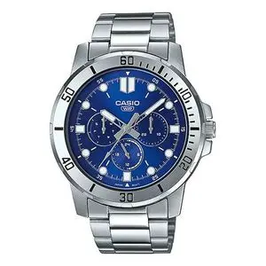 Casio Analog Quartz Stainless Steel Watch - Blue