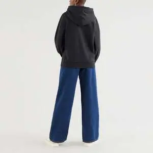LEVI'S Logo Printed Hoodie - Black